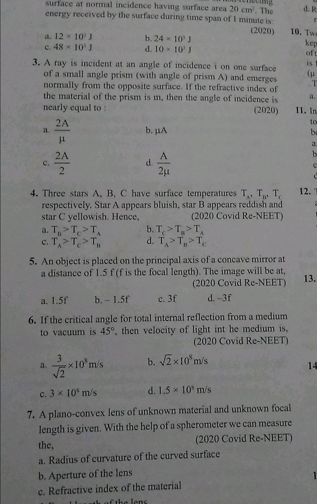 An object is placed on the principal axis of a concave mirror at a distan..