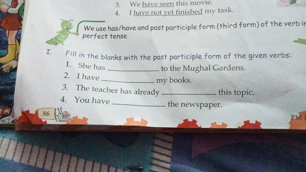 We Use Has have And Past Participle Form third Form Of The Verb Ir Perf 