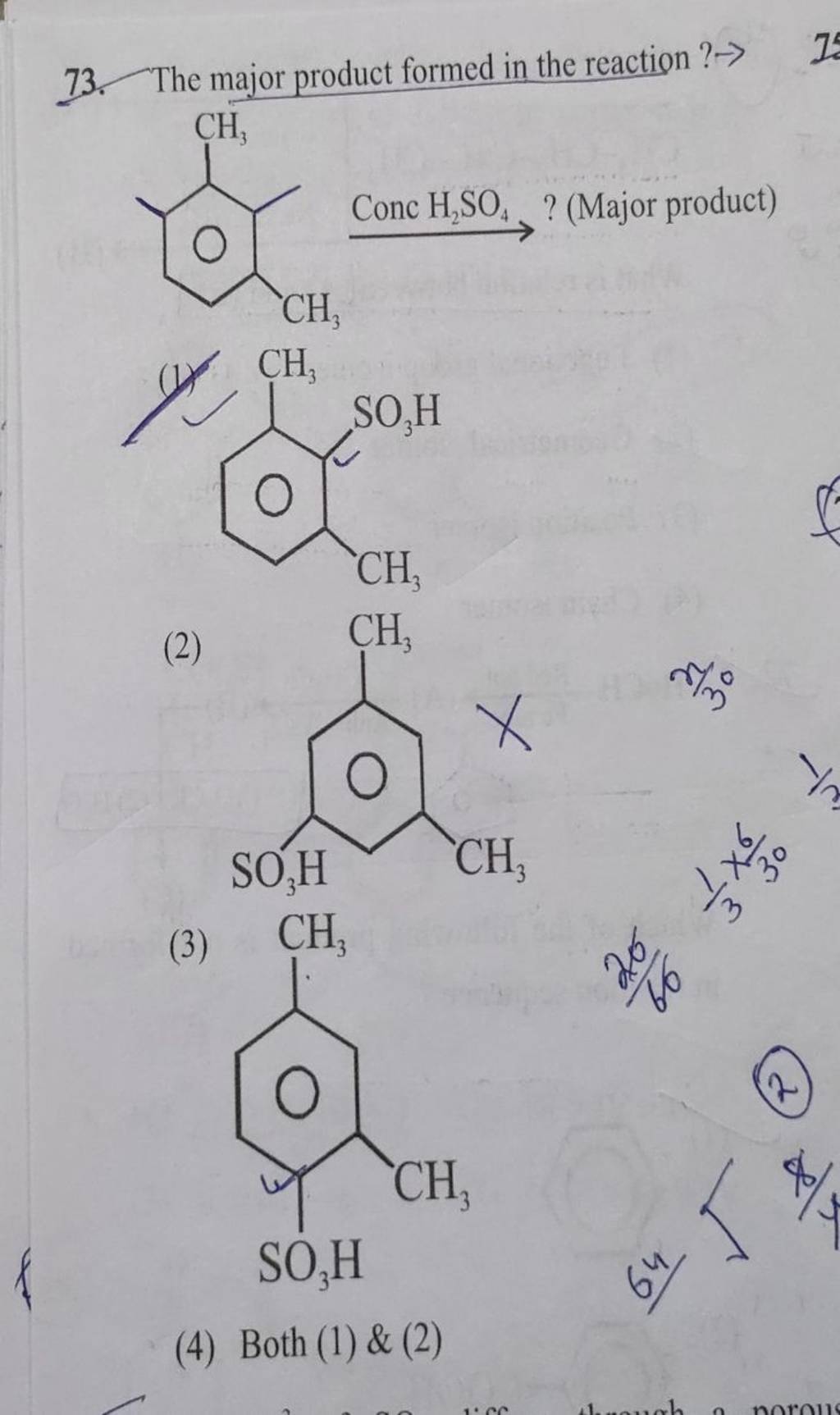 The major product formed in the reaction? \rightarrow \stackrel{\text { C..