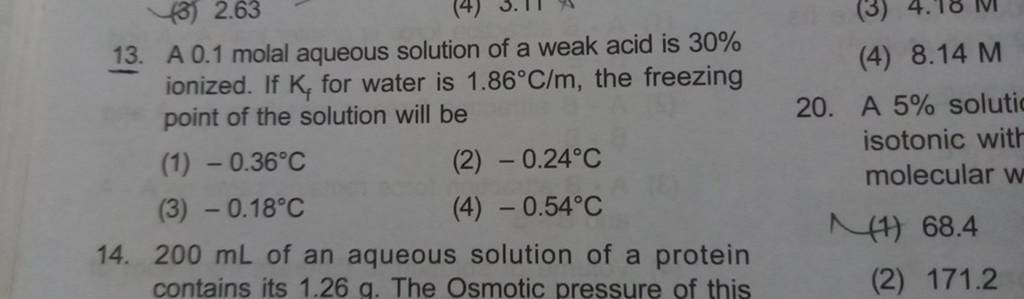 200 mL of an aqueous solution of a protein | Filo