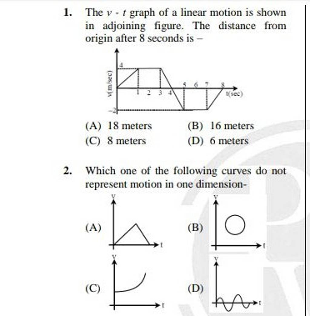 Linear Motion Diagram With Explanation