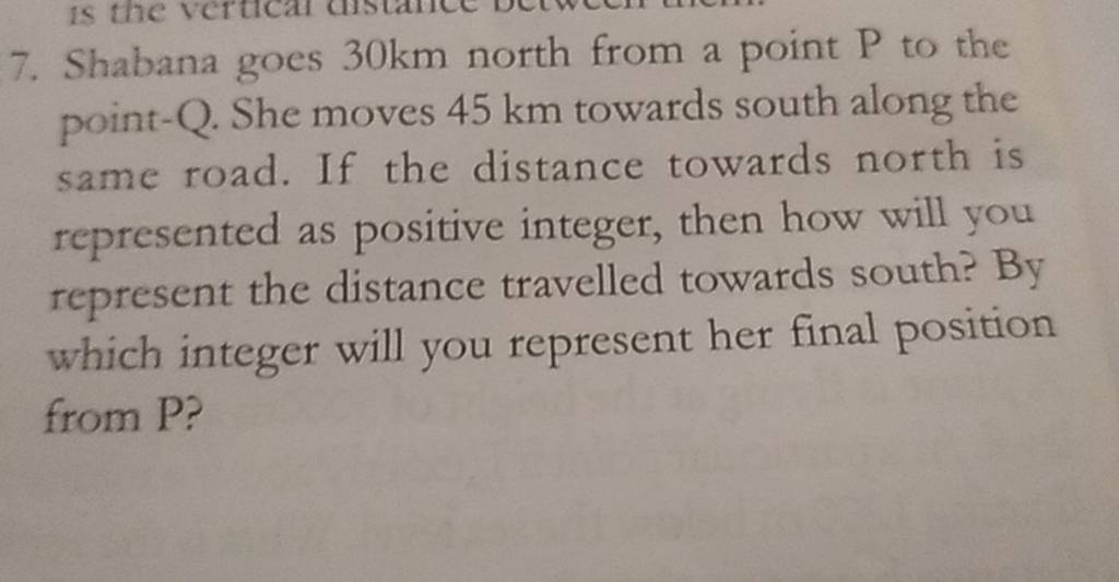 7 Shabana Goes 30 Km North From A Point P To The Point Q She Moves 45 K 7 Shabana Goes 30 Km North From A Point P To The Point Q She Moves 45 K