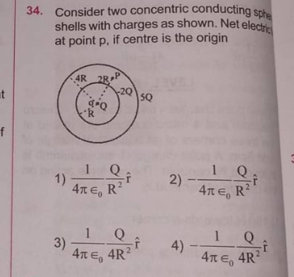 A uniform electric field \overrightarrow { \mathrm { E } } = 3 \hat { \ma..
