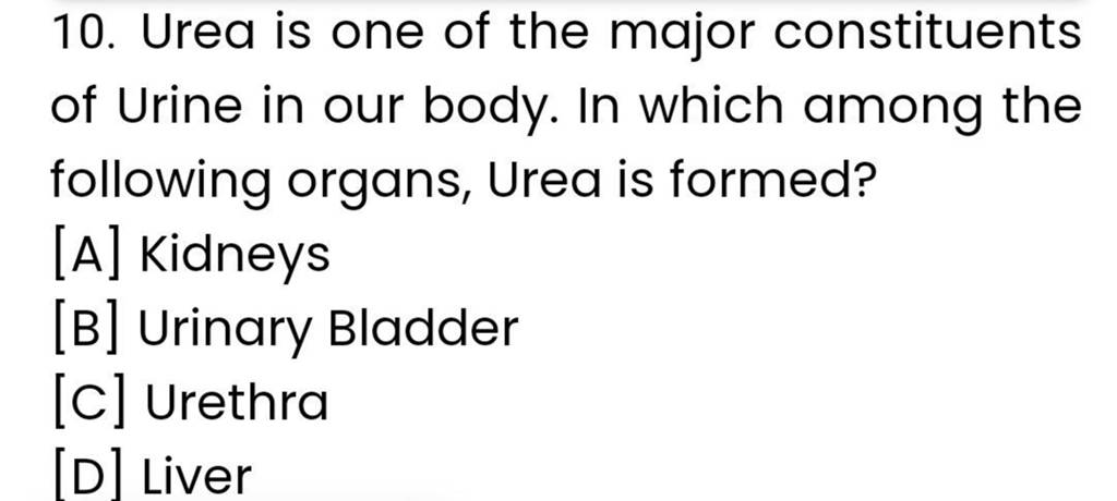 Urea is one of the major constituents of Urine in our body. In which amon..
