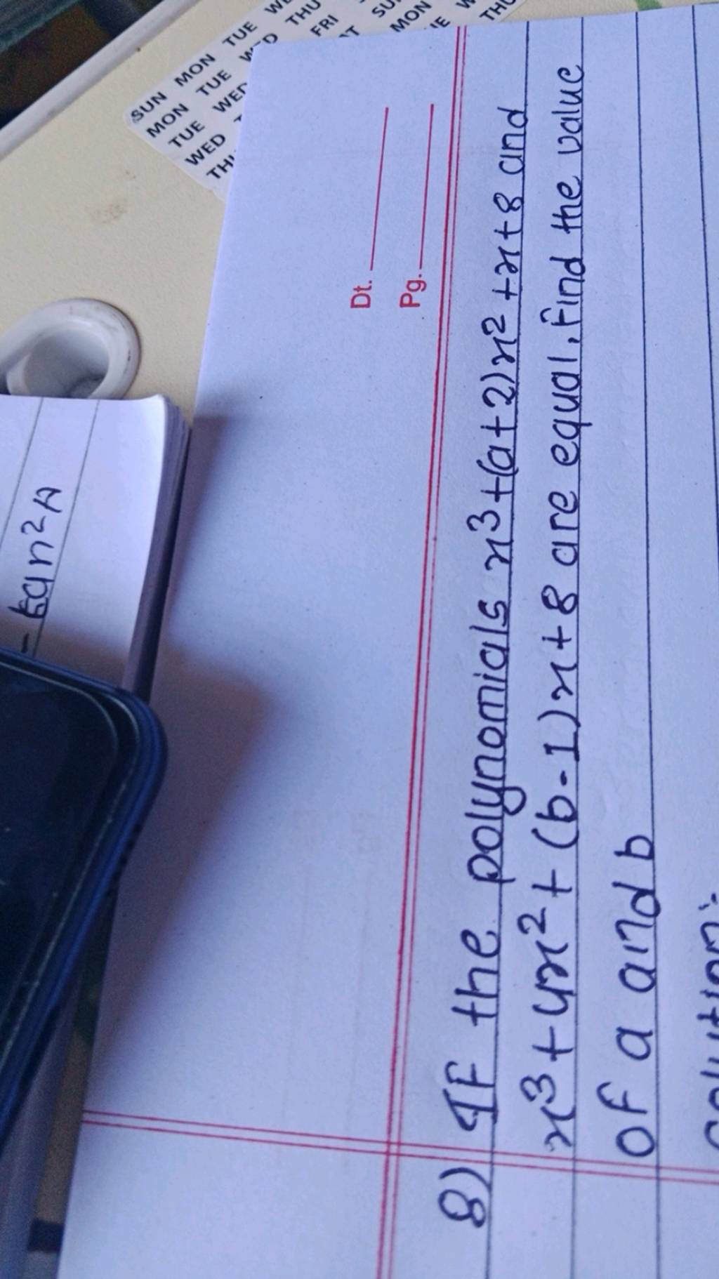 -Ean²A MON TUE WED THU SUN MON TUE W TUE WED WED TH FRI T SU MON E THE D..