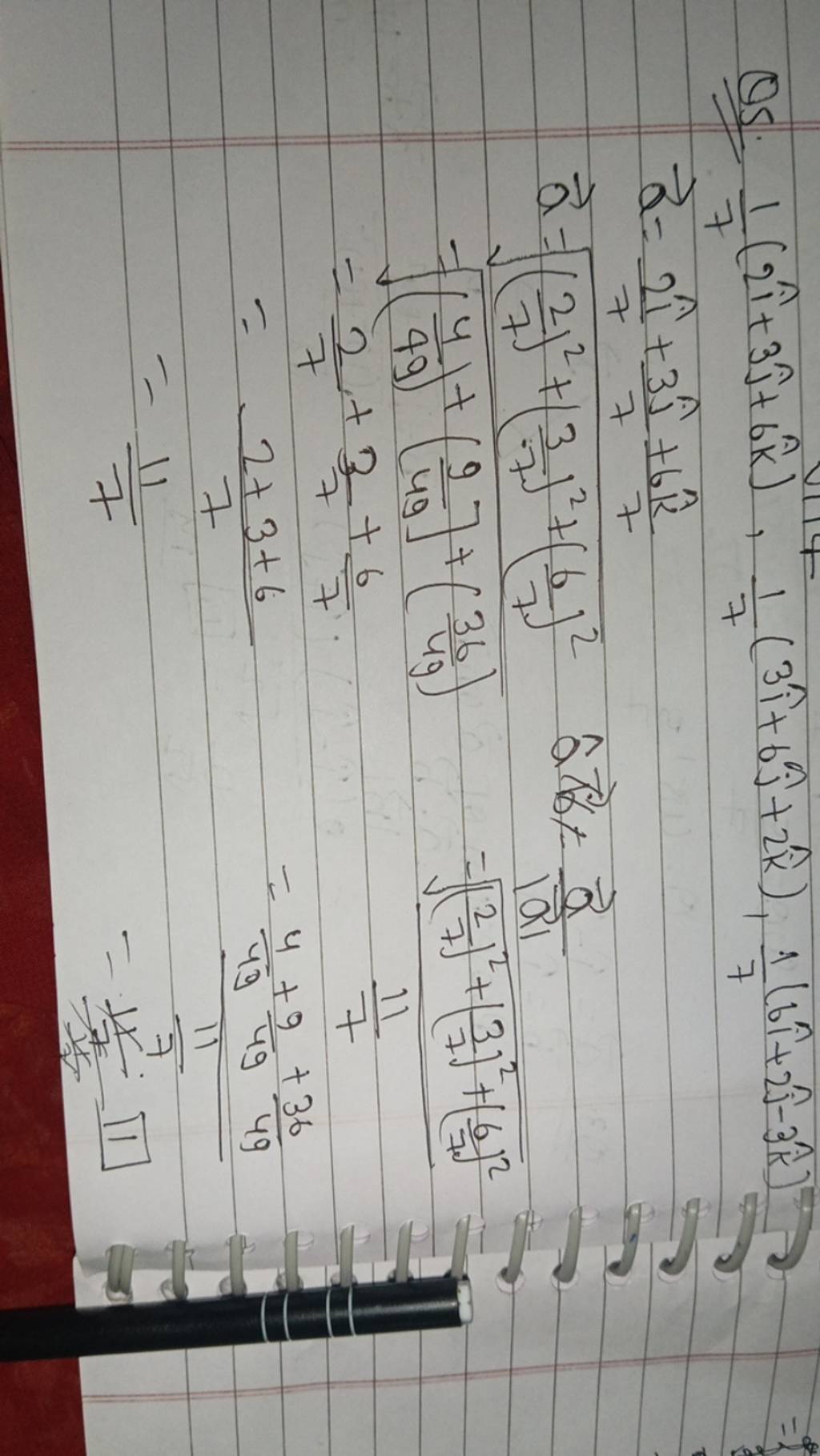 t 듀 OS. 1 (2î+35+6k), 1 (3î+bj+2R); 1 (b1+23-37) 7 A A Z=21+31 +6Ŕ 7 7 +3..