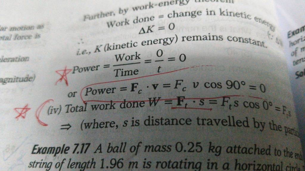 Car motion as etal force is leration agnitude) Further, by work-energ Wor..