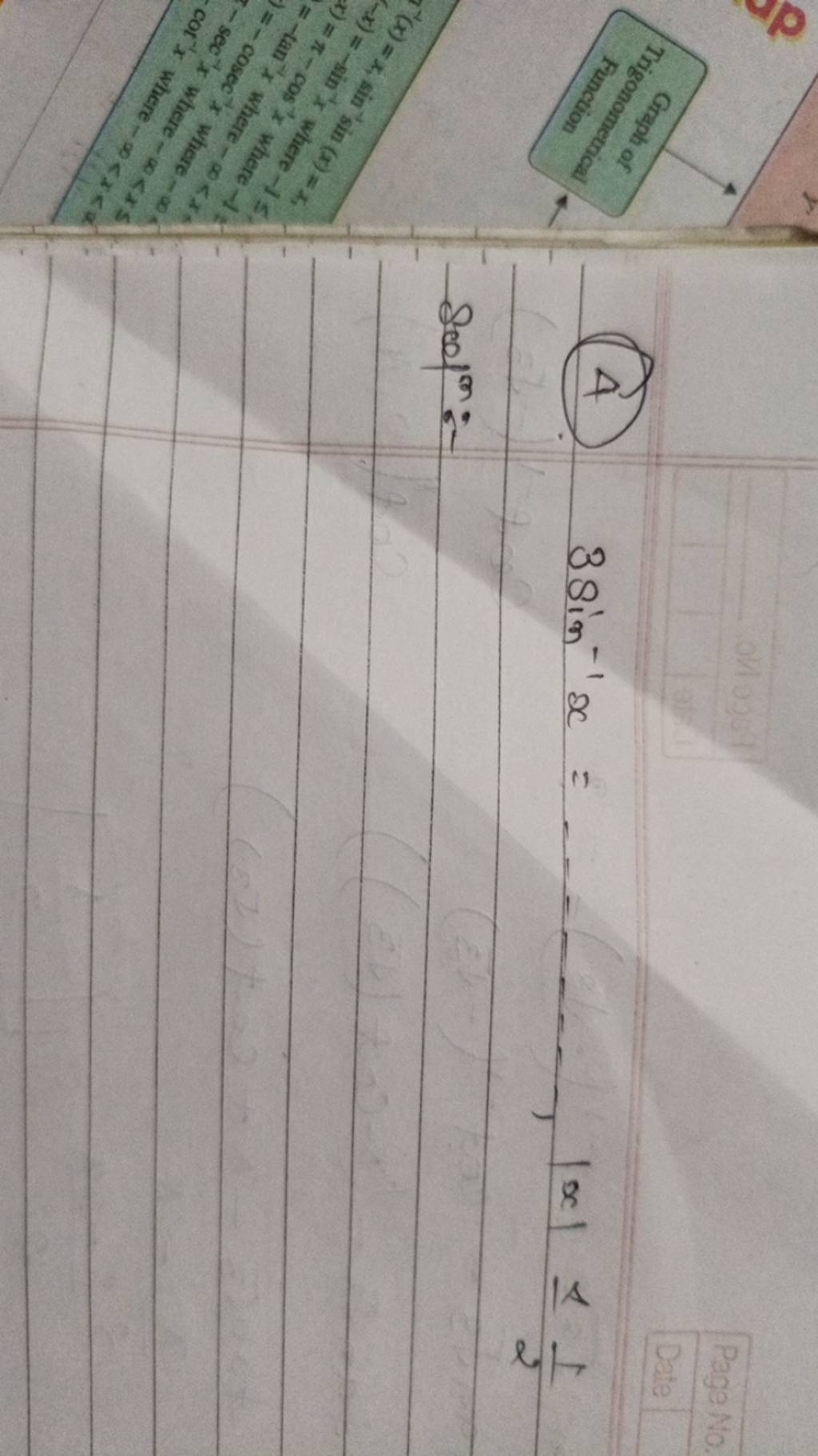 Trigonometrical Function Graph of 4 38in x = Seep '(x)=x, sin" sin (x)=x,..