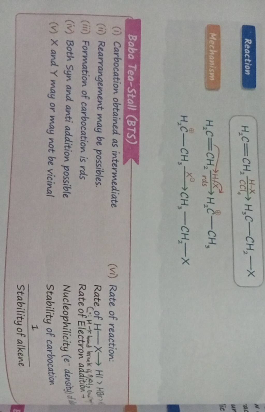Reaction Mechanism H₂C=CH, HH,C-CH₂-X HEX HỌC CHI PHÍ HỌC CH 2 rds H₂C-CH..